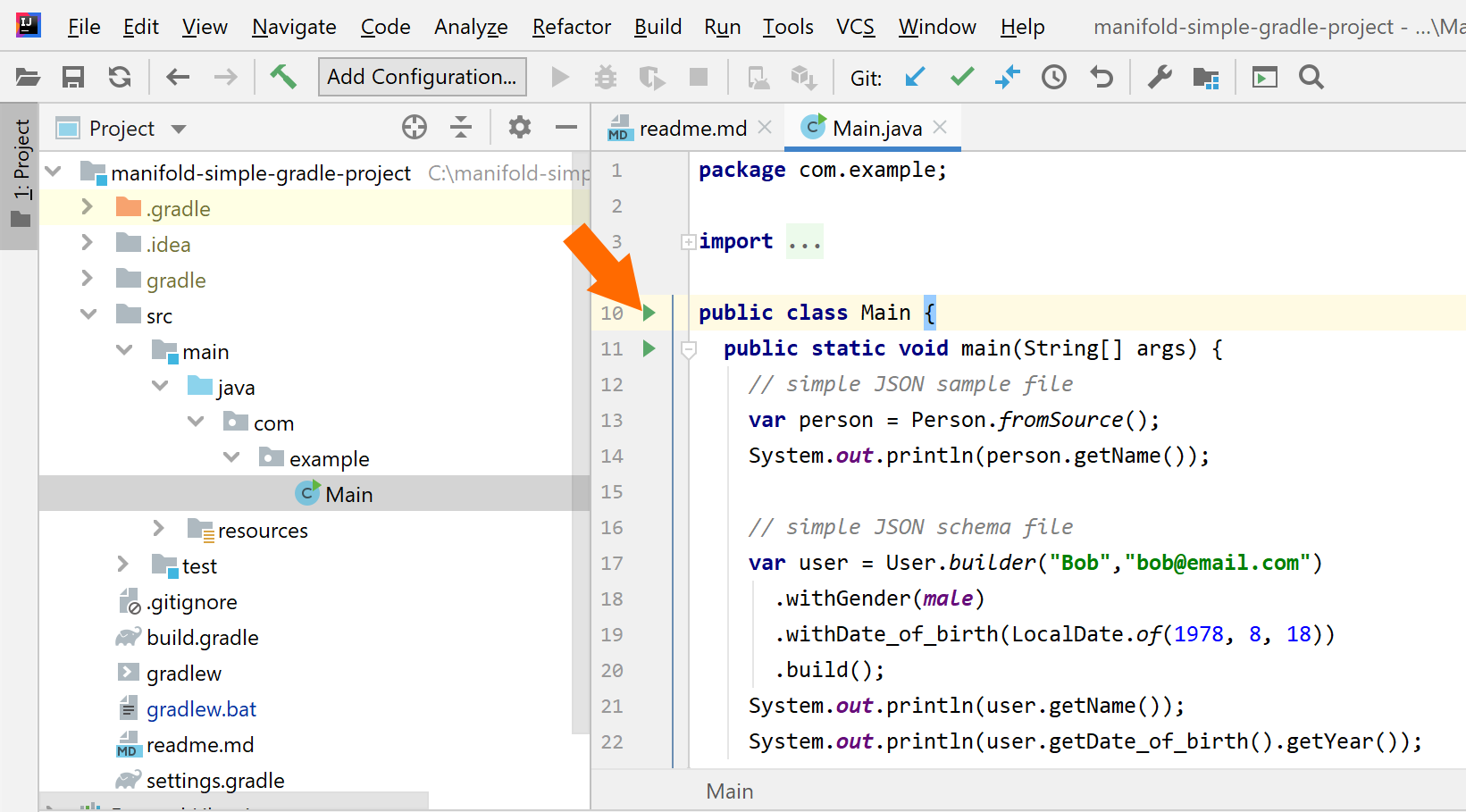 Github Manifold Systemsmanifold Simple Gradle Project A Simple Manifold Project Defined With